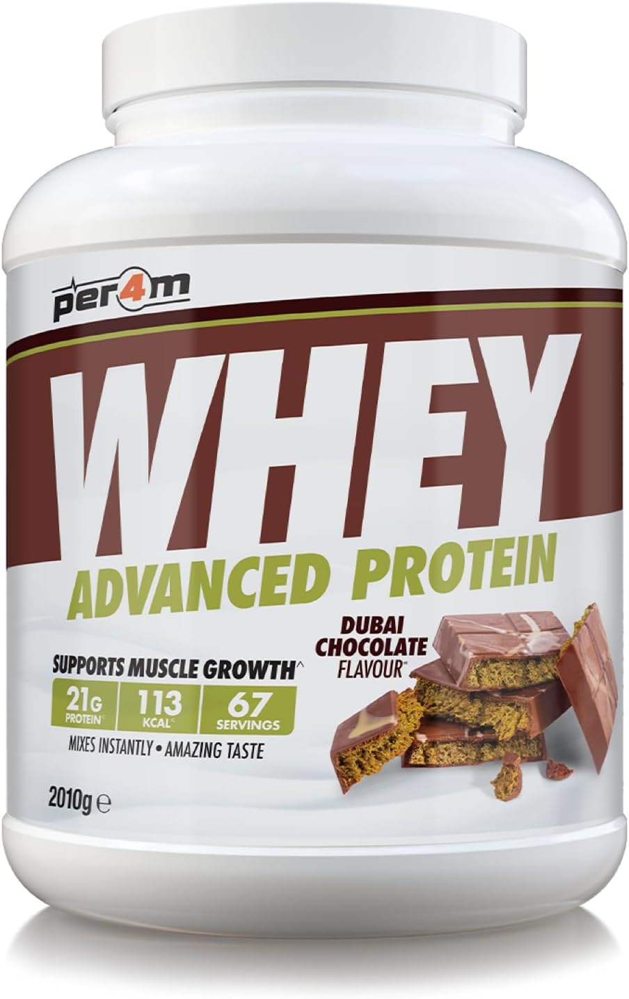 Per4m Protein Whey Powder | 67 Servings of High Protein Shake with ...