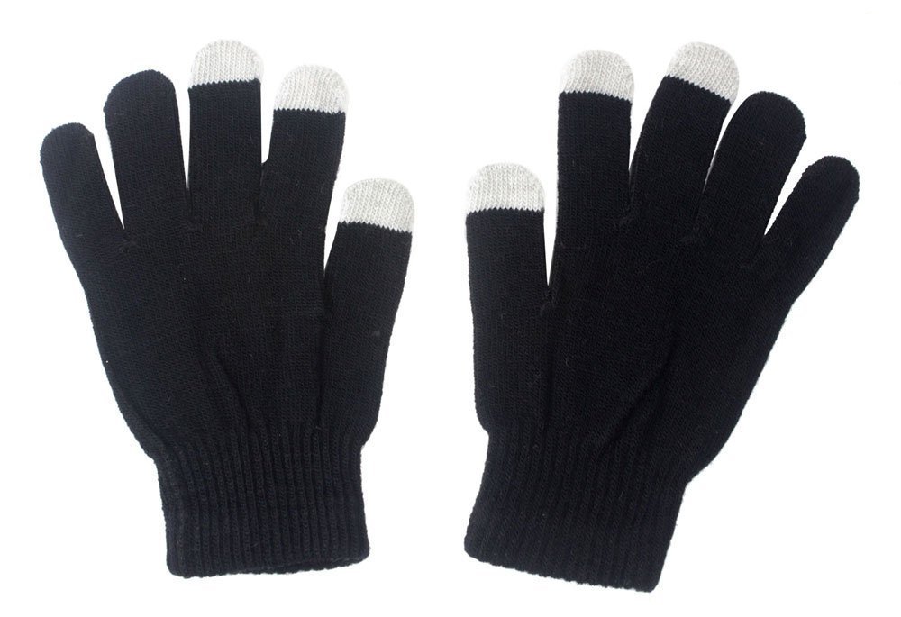 Unisex Winter Touch Screen Magic Gloves Black : Amazon.co.uk: Fashion