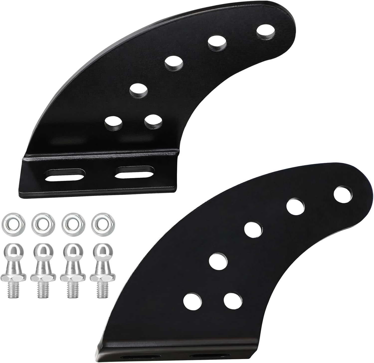 Amazon.com: 10MM Ball Stud Adjustable Curved Mounting Brackets, for ...