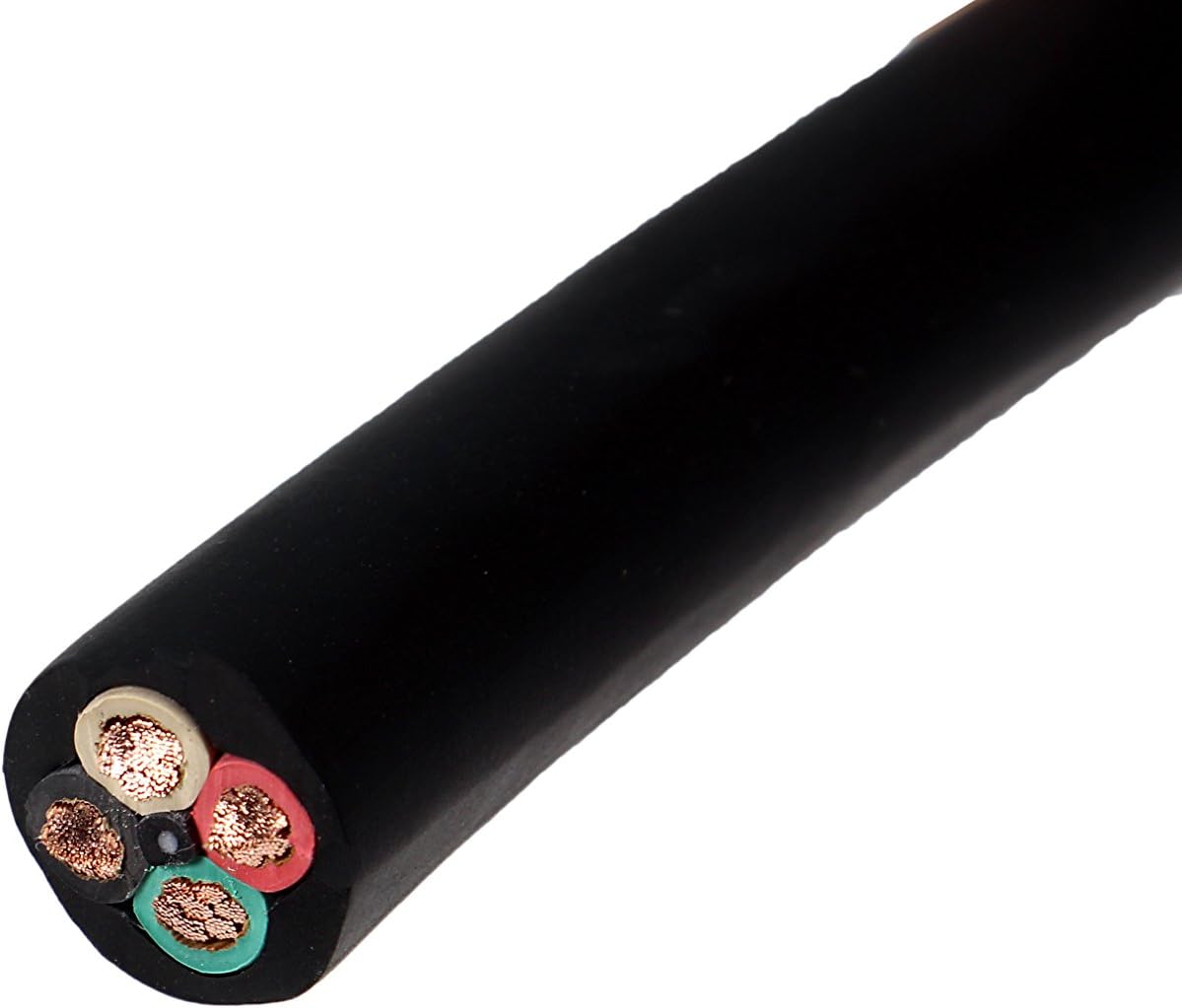 44100 4/4 SOOW- 100 ft Non-UL 600V 90C Heavy Duty Portable Power Cable ...