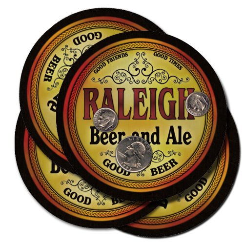 Amazon.com: Raleigh Beer and Ale Coaster Set : Home & Kitchen