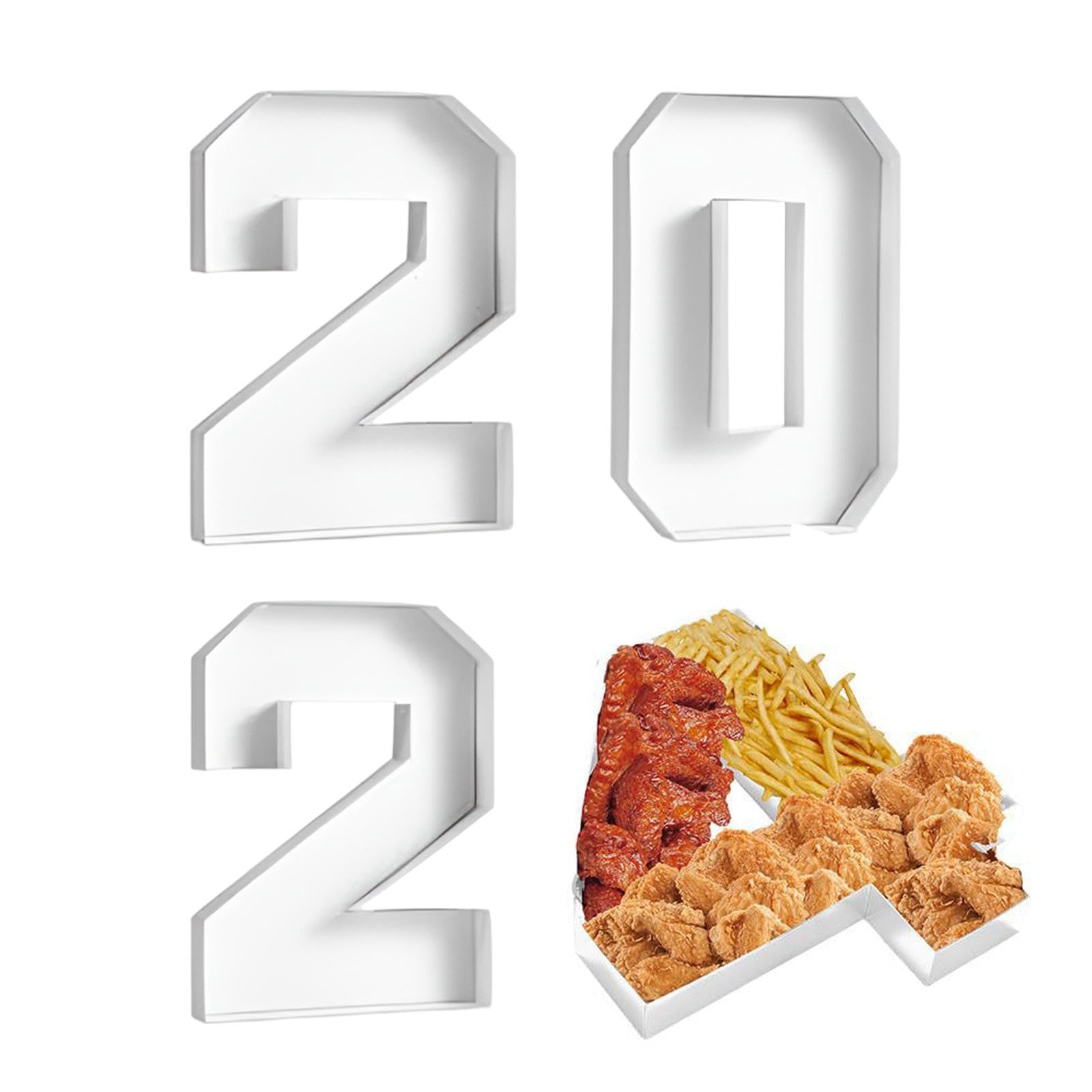 CroBlissful 13.7" Graduation Charcuterie Letters Fillable Large 25 ...