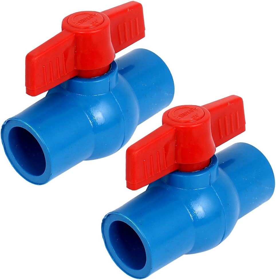 Amazon.com: uxcell 25mm to 25mm Water Supply Full Port U-PVC Ball Valve ...
