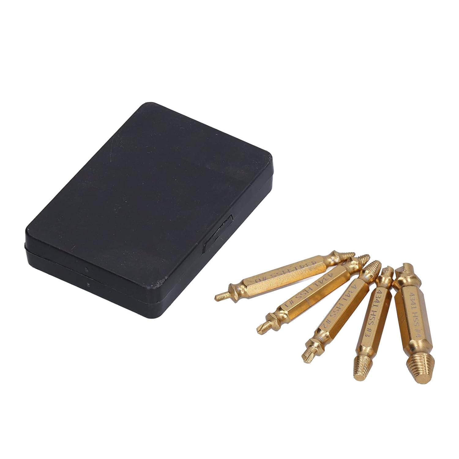 Screws Remover, Portable Various Sizes Durable Carbon Steel 2Pcs Double ...