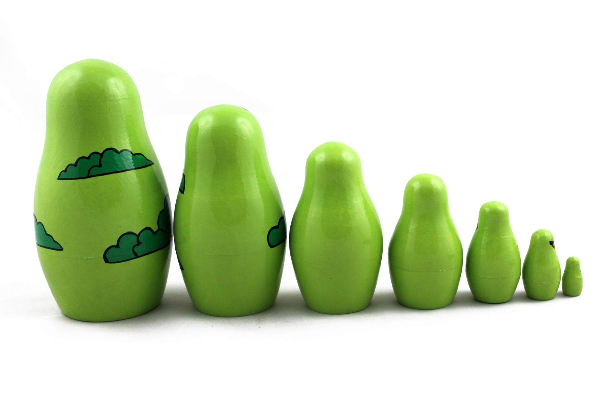 Matryoshka Dolls Simpsons Matryoshka Nesting Dolls - 7 Piece Set Of ...