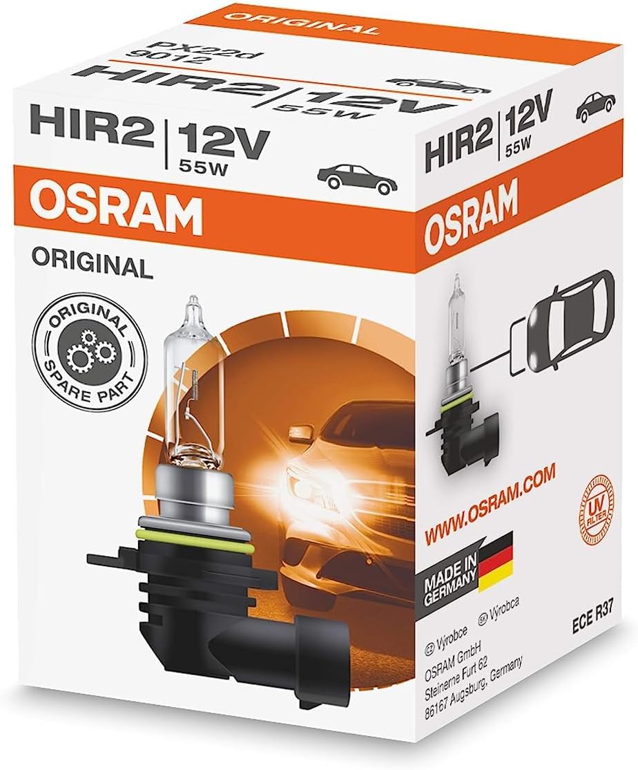 Osram 9012 Lampadina HIR2 12V 55W, 1 unit : Amazon.it: Auto e Moto