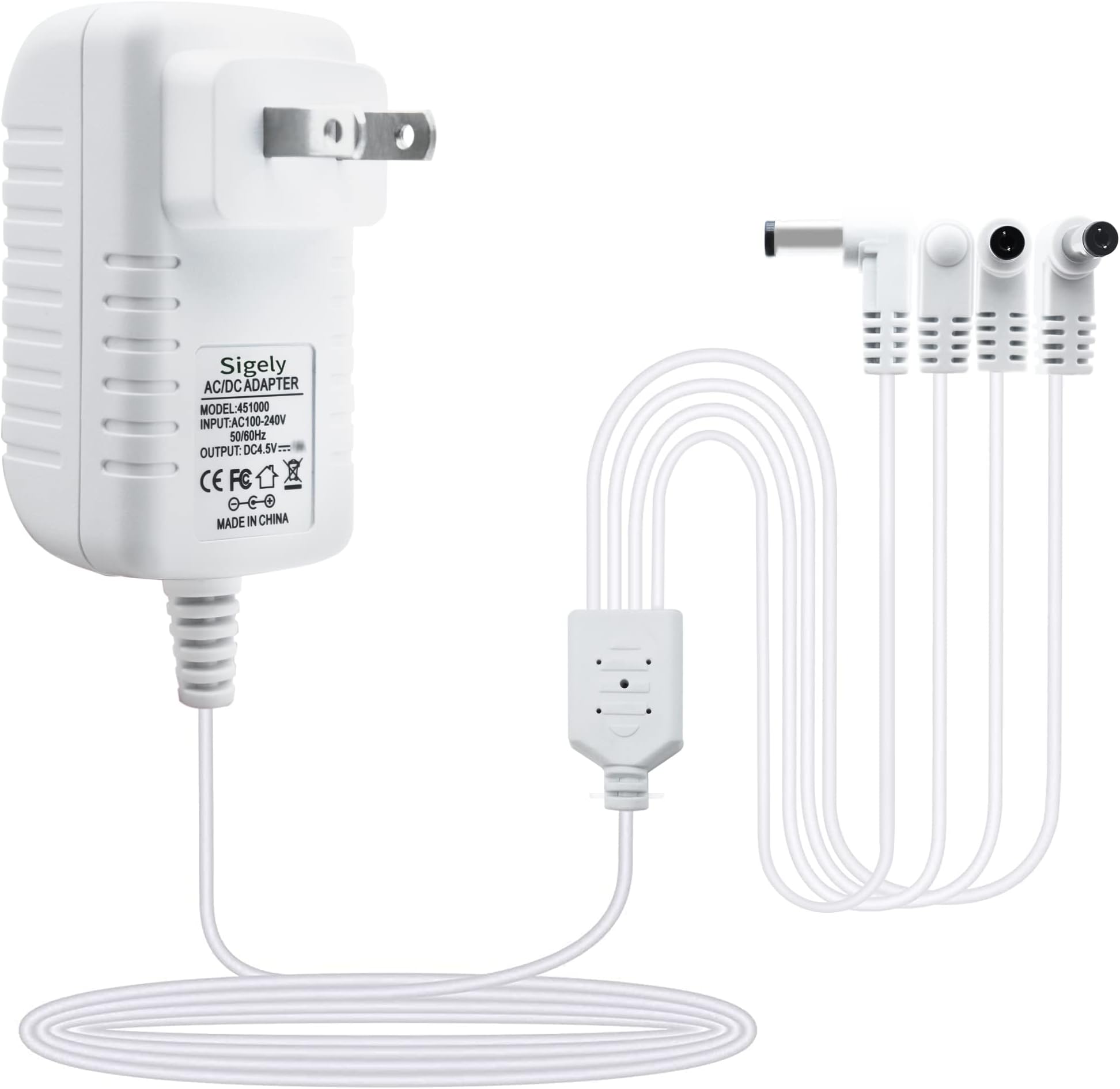Amazon.com: Sigely 4.5V White Power Adapter Compatible with Lemax ...