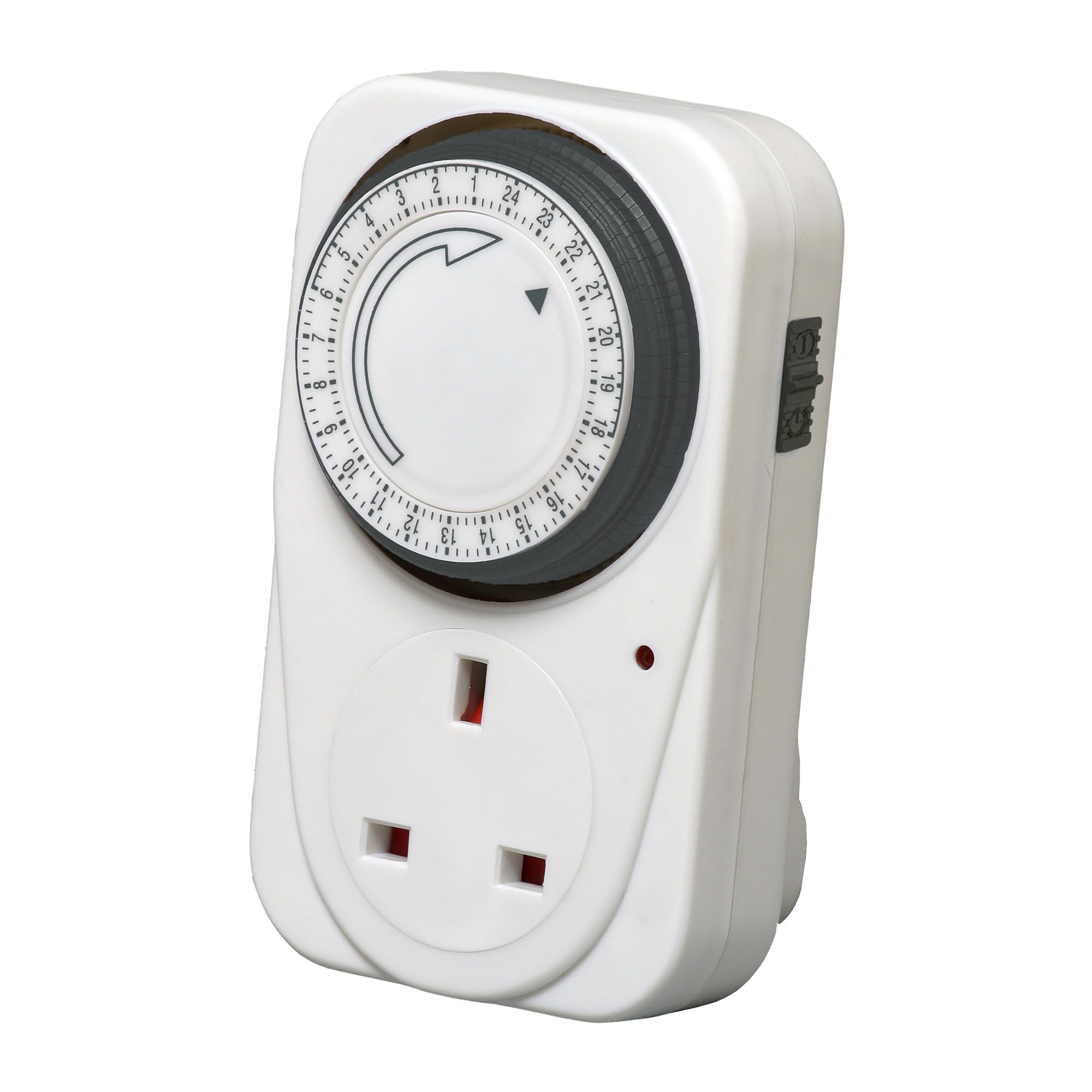 Buy Defender 24 Hour Segment Timer Switch Energy Saver Plug Standard