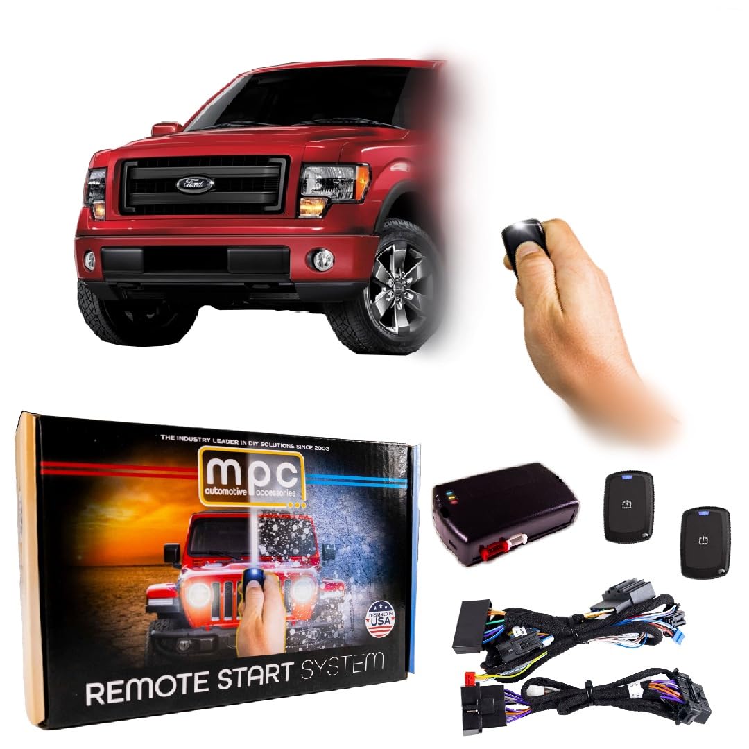 Amazon.com: MPC Complete 1-Button Remote Start Kit Compatible with Ford ...