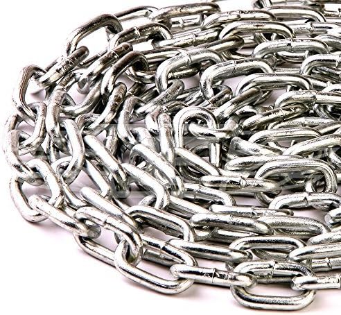 6.0mm x 42mm x 12mm Heavy Duty Thick Steel Welded Chain (1 METRE Cut ...