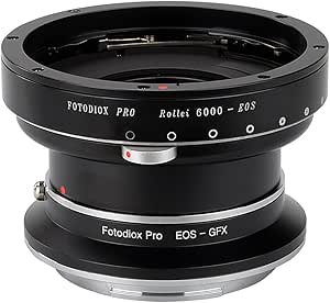 Amazon.com : Fotodiox Pro Lens Mount Double Adapter, Rollei 6000 ...