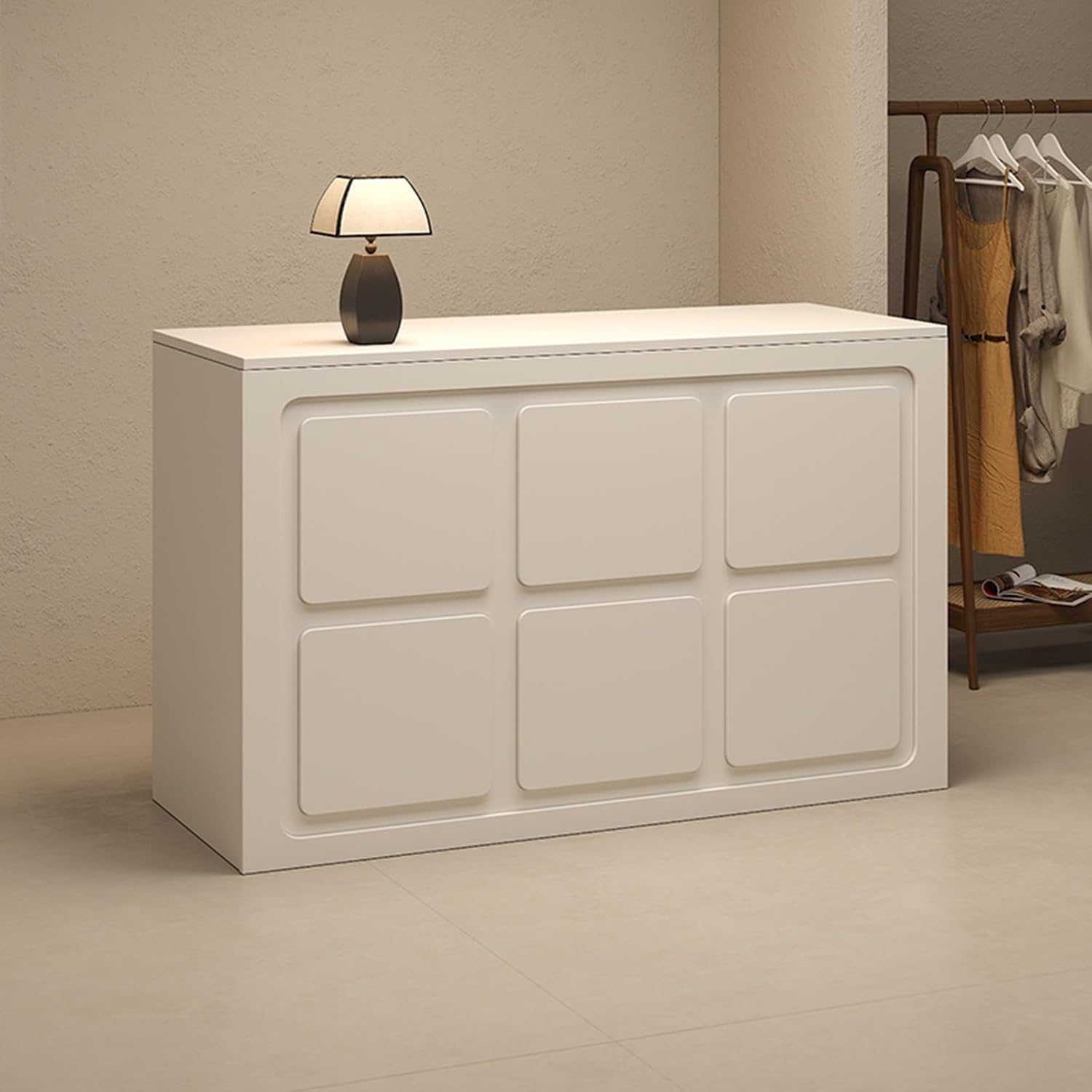 Amazon.com: Small reception desk,Reception desk,reception table ...