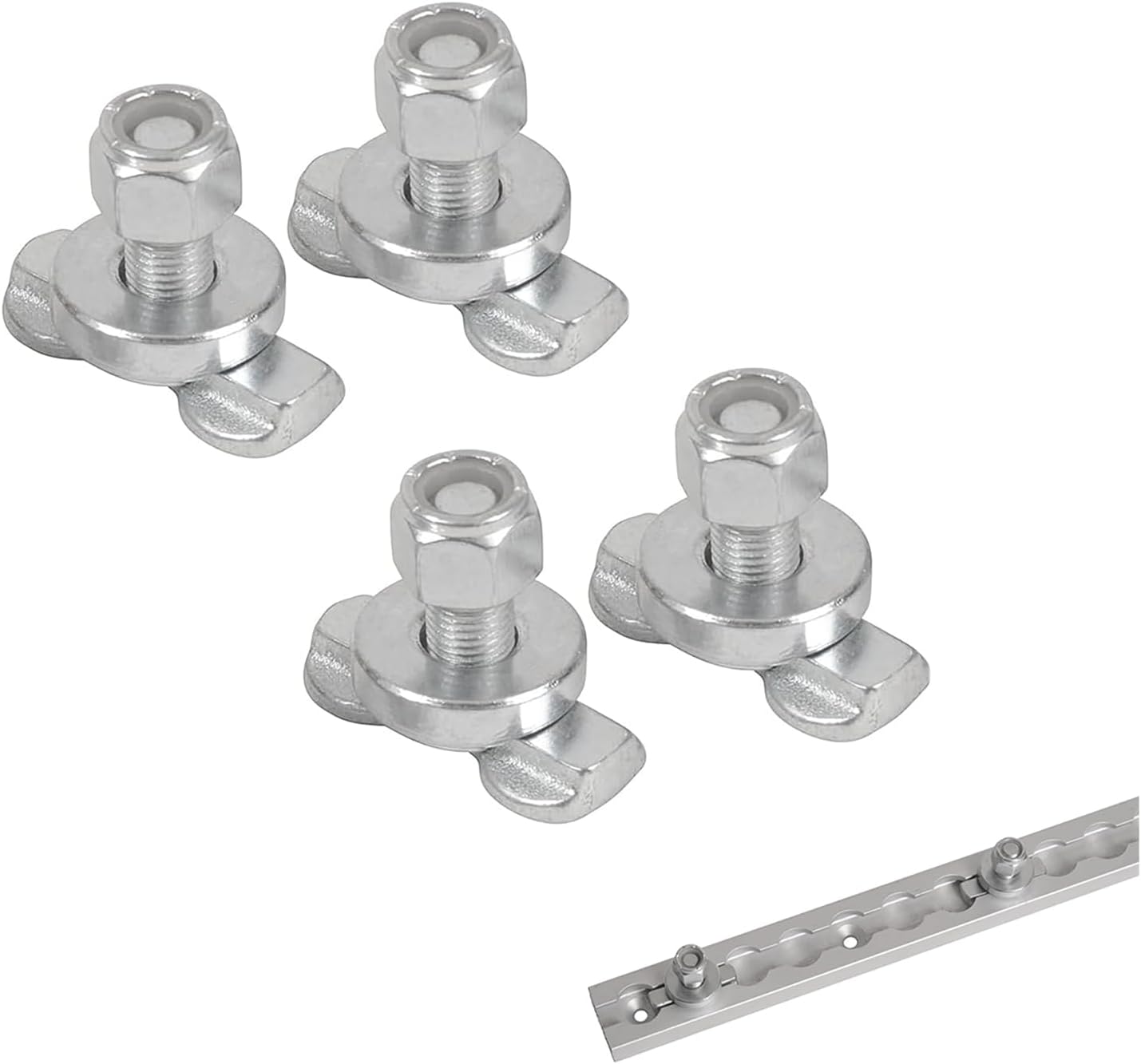 Oldbones L-Track Double Lug Threaded Stud Fitting, L Track Rail Tie ...