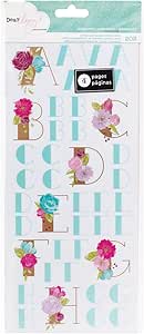Amazon.com: American Crafts Dear Lizzy Serendipity Floral Sticker Book ...