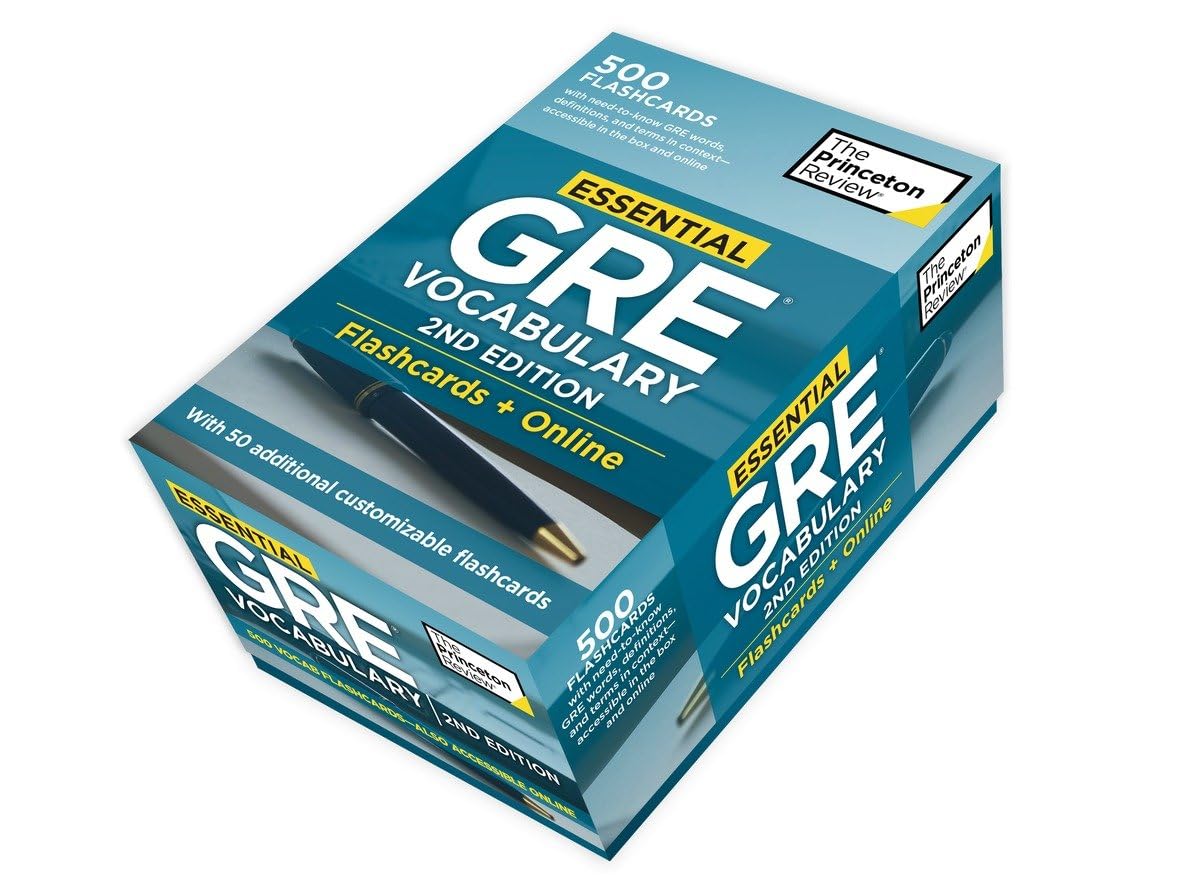The Princeton Review Essential GRE Vocabulary: 500 Essential Vocabulary ...