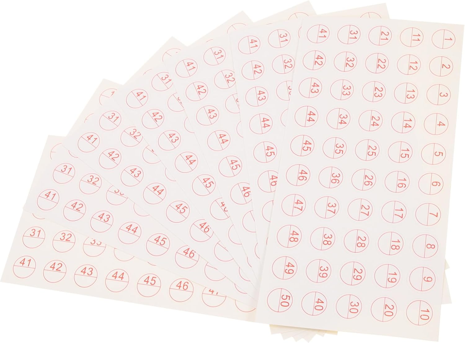 Amazon.com : SHINEOFI Handwritten Label Sticker Pack 50 Pieces Wide ...