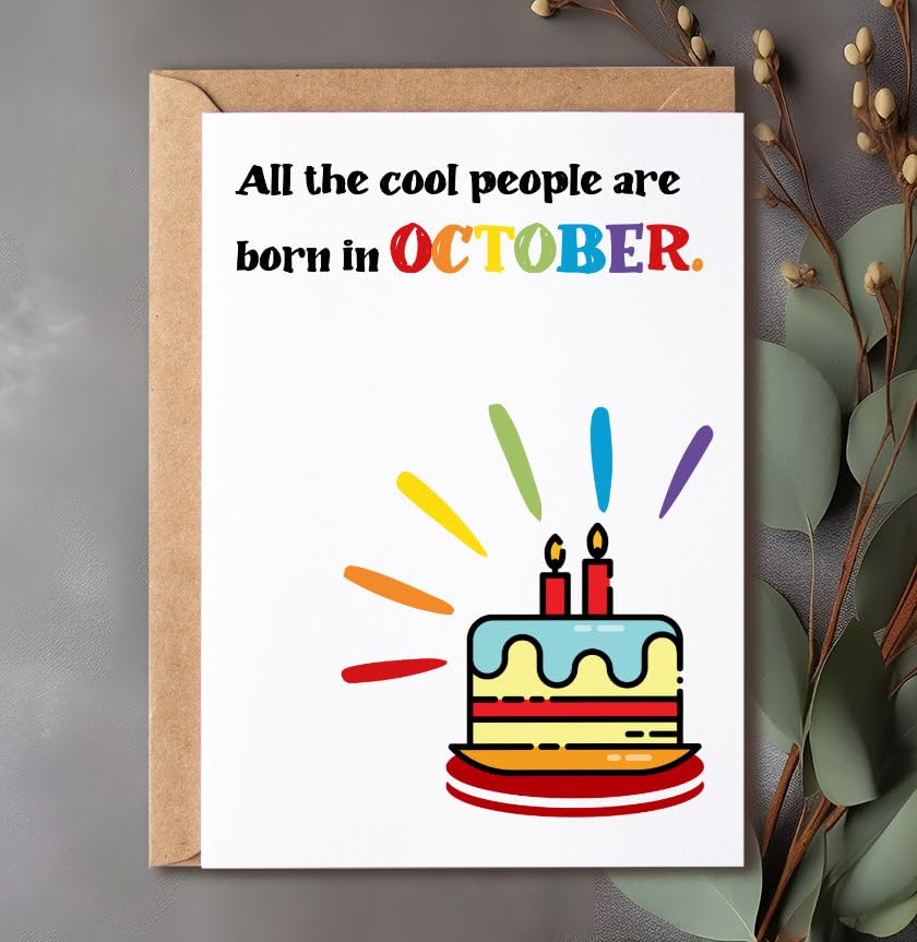 October Birthday Cards