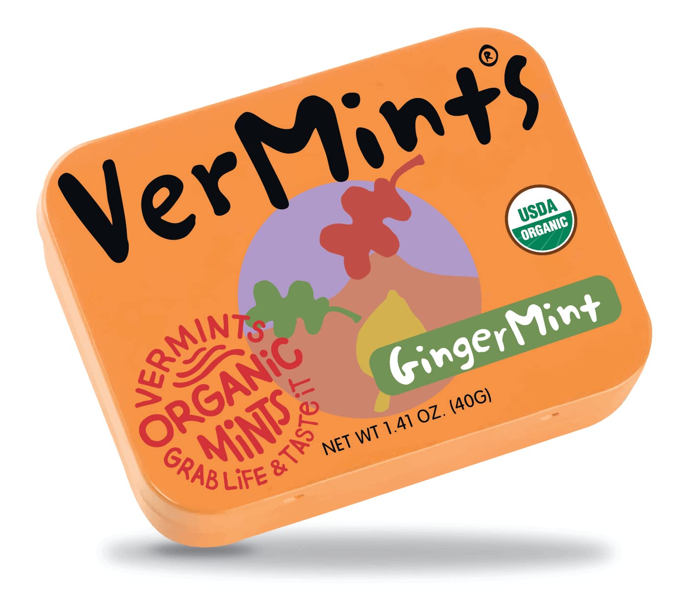 VerMints Organic Breath Mints sabor a menta de jengibre, todo natural ...
