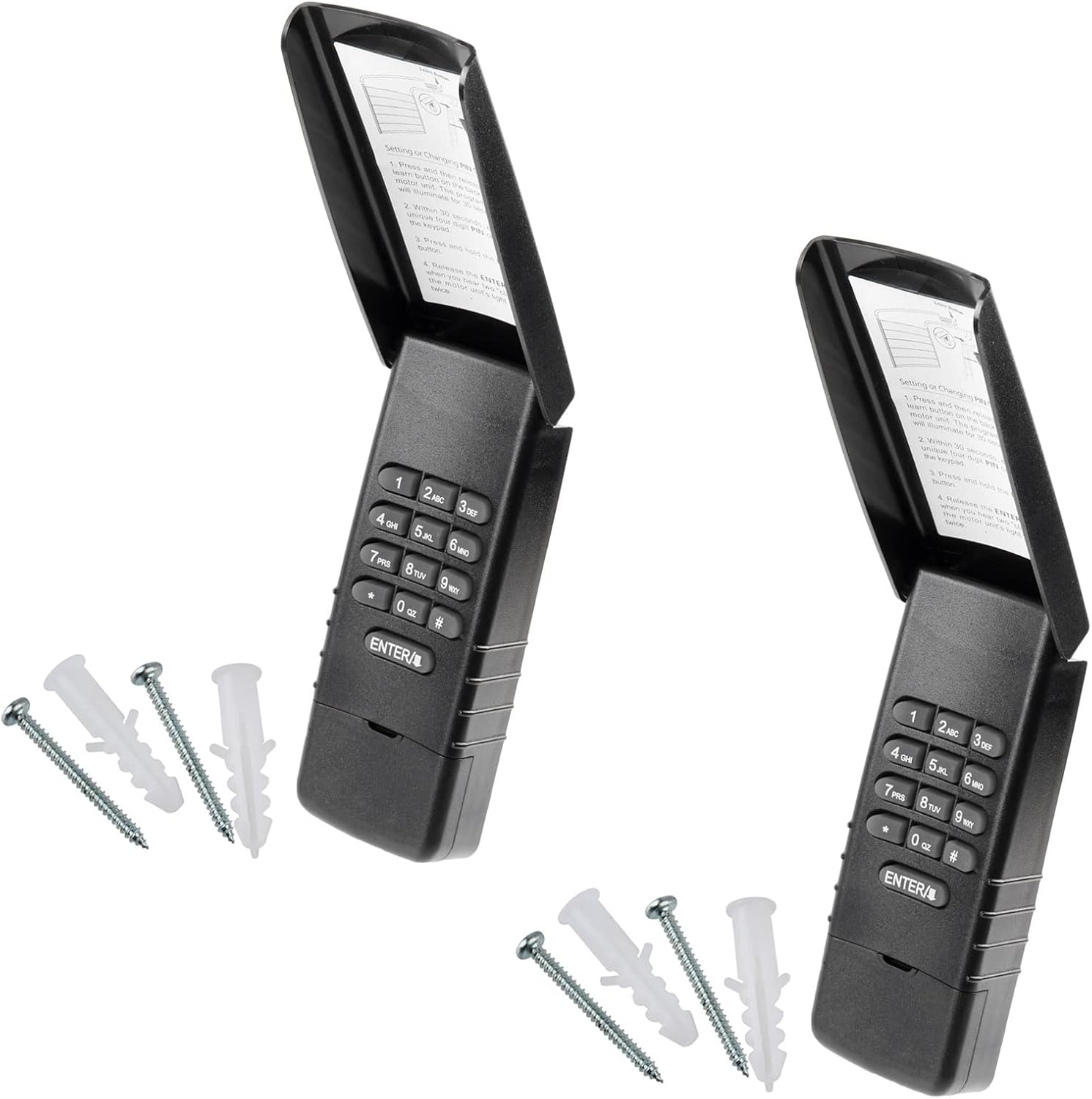 2X Garage Outlet Keyless Entry Remote Keypad for Liftmaster 877LM Model ...