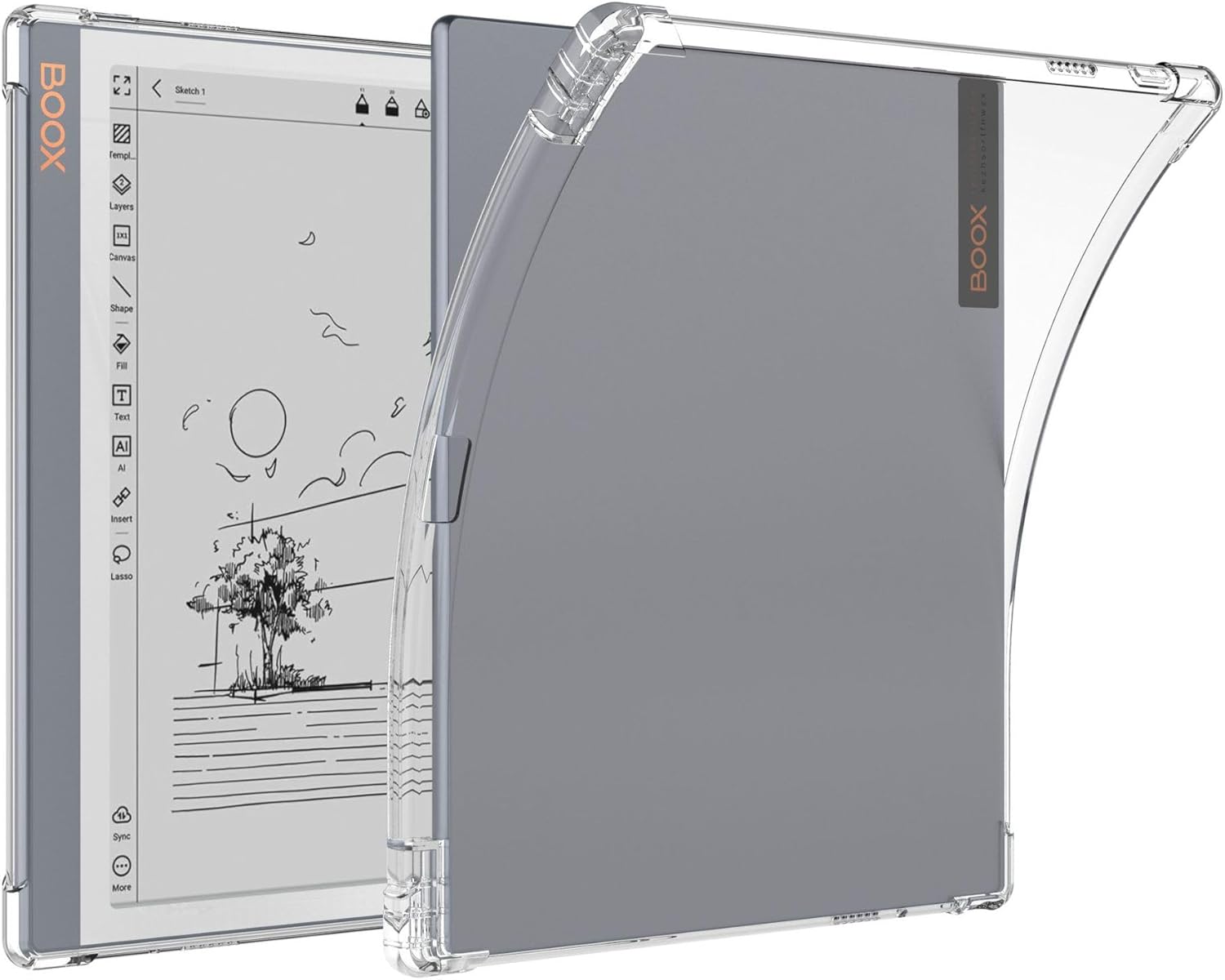 Amazon.co.jp: For BOOX Note Air4 C/BOOX NoteAir3C ケース【BAOLINTX】BOOX Note Air4 C 保護カバー 超軽量 ソフト ...