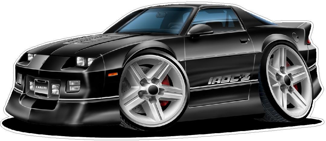 Amazon.com: Classic 1988-1992 Chevy Camaro IROC Z-28 Wall Graphic 24" x ...