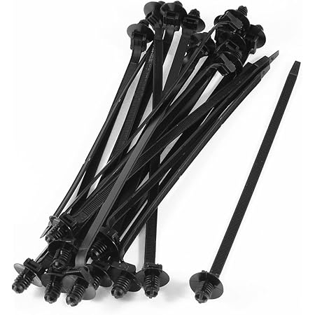 Amazon.com: uxcell Nylon Push Mount Electrical Cable Zip Tie, 183mm x ...