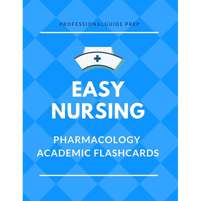 Buy Easy Nursing Pharmacology Academic Flashcards: Full Drug Function ...