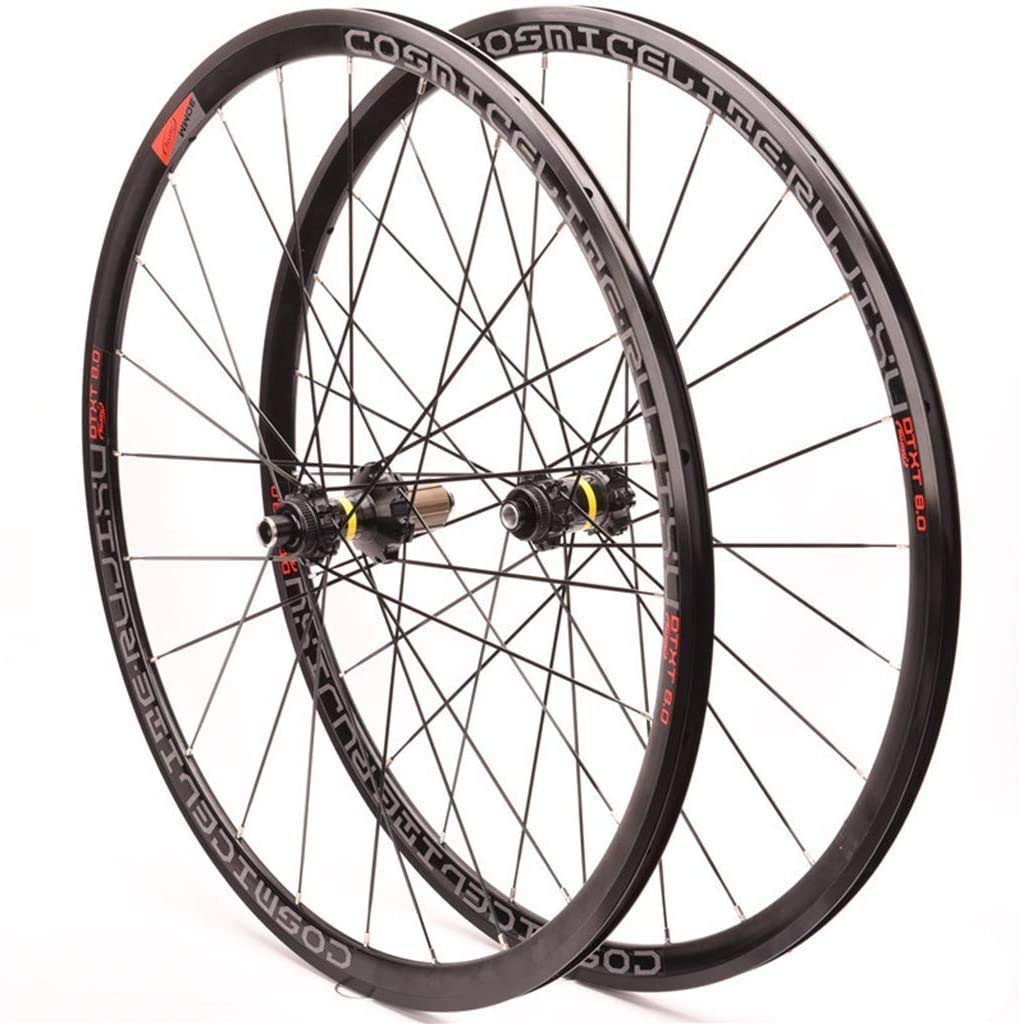 Buy Road Bike Wheels 700C Bicycle Wheelset 30mm Rim Quick-Release 24H 7 ...