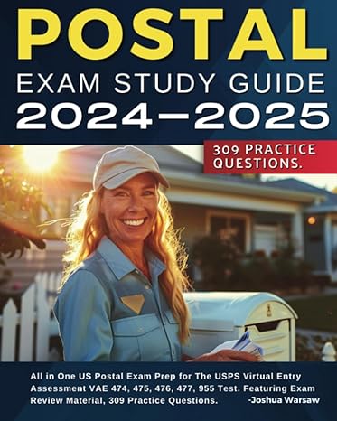 POSTAL Exam Study Guide 2024-2025 All in One US Postal Exam Prep for ...