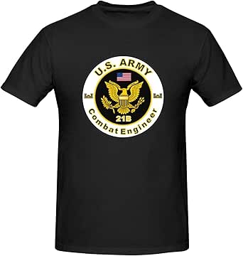 US Army MOS 21B Combat Engineer Men's Short Sleeve T-Shirt | Amazon.com