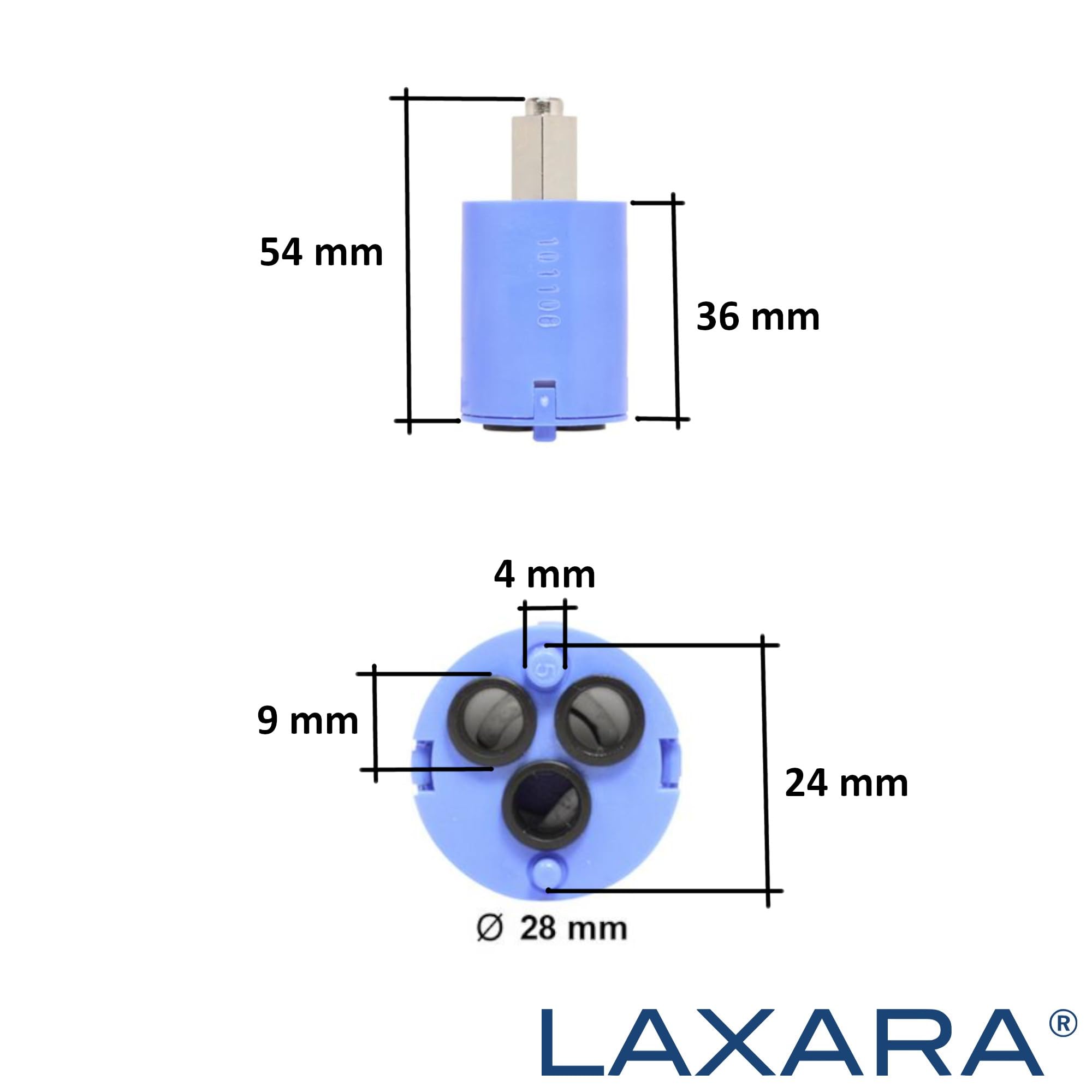BLANCO Cartridge HD Diameter = 28 mm ELOS-W NF, Blue, 117826 – For ...