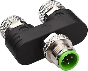 M12 - Conector de cable de aviación de 5 pines macho a hembra conector ...