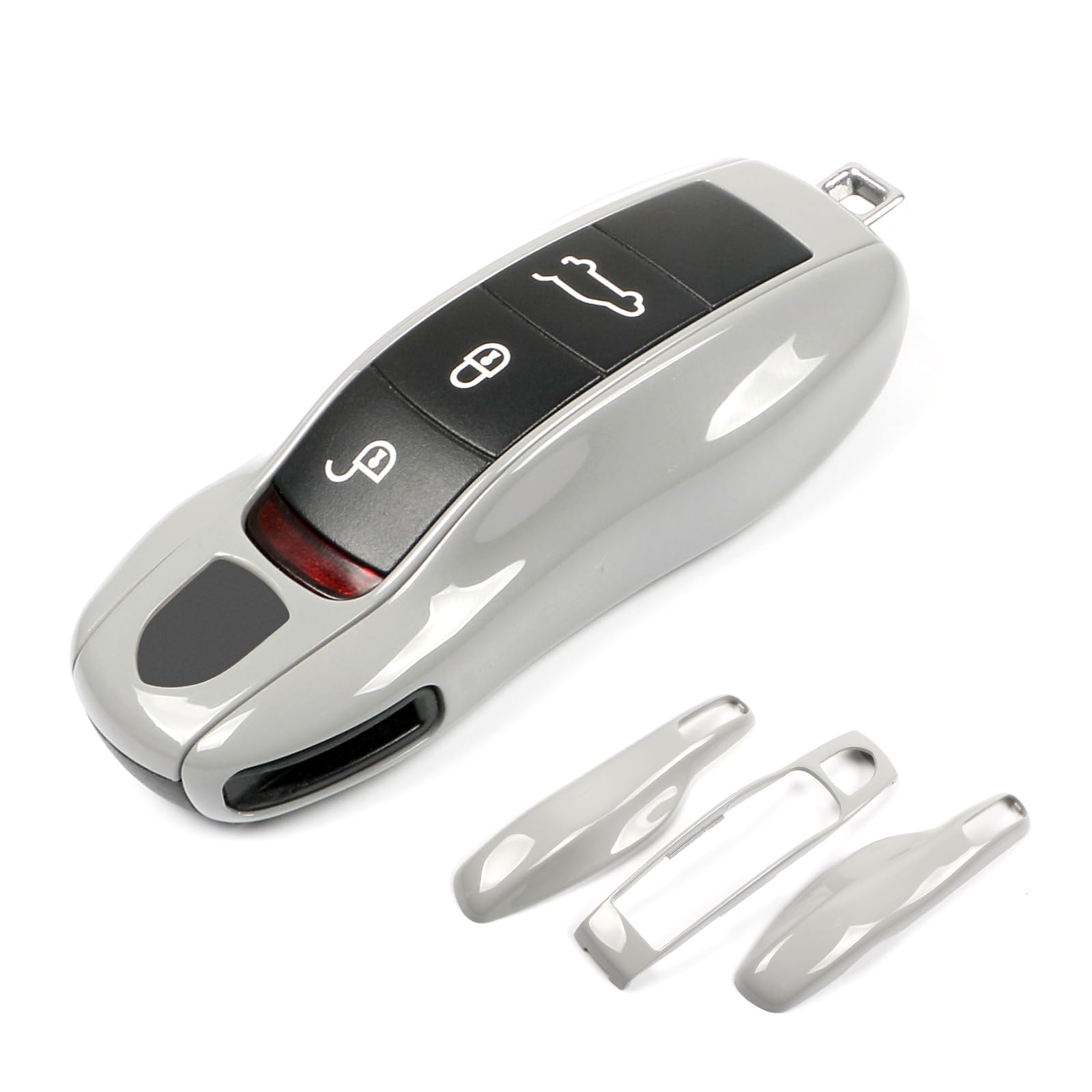 Amazon.com: Aojezoor Sub Gray Key Fob Cover Compatible with Porsche Key ...