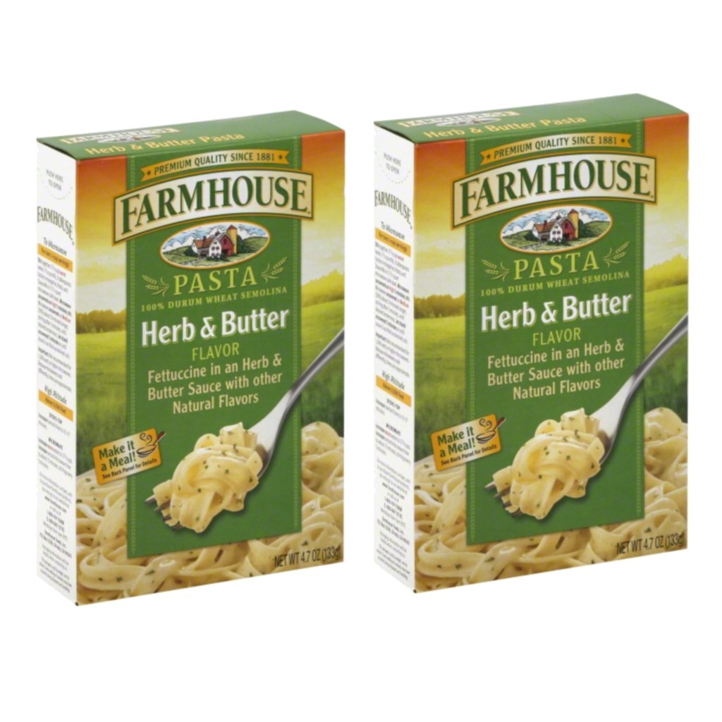 Amazon.com : Farmhouse Pasta,Herb & Butter 4.7 Oz (2 Pack) : Grocery ...