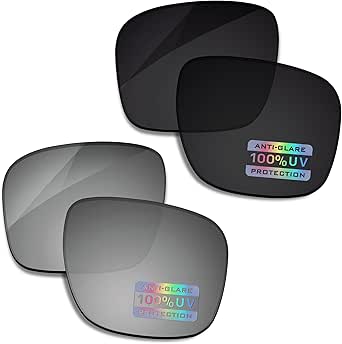 Amazon.com: Bowyer 2 Pairs POLARIZED Replacement Lenses for Ray-Ban ...