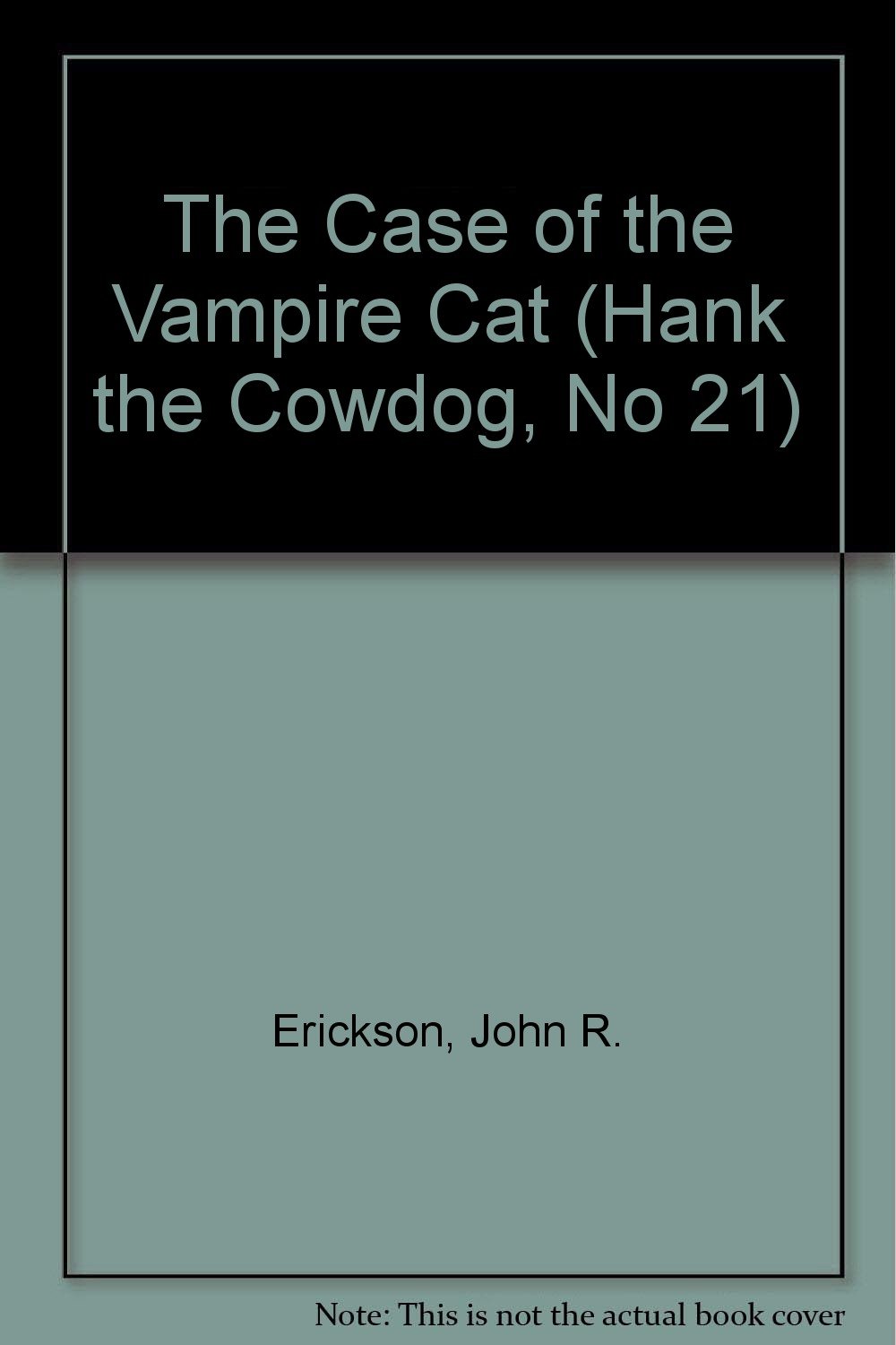 Amazon | SE: The Case of the Vampire Cat | Erickson, John R., Holmes ...