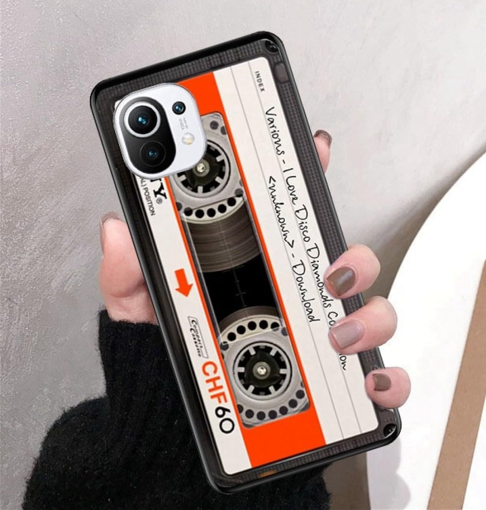 Retro Vintage Old Cassette Tape Phone Case for Xiaomi 12 Mi 10T 11T 11 ...