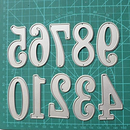 Cutting Dies Numbers, Metal Cutting Stencil Number, Embossing Die Cuts ...