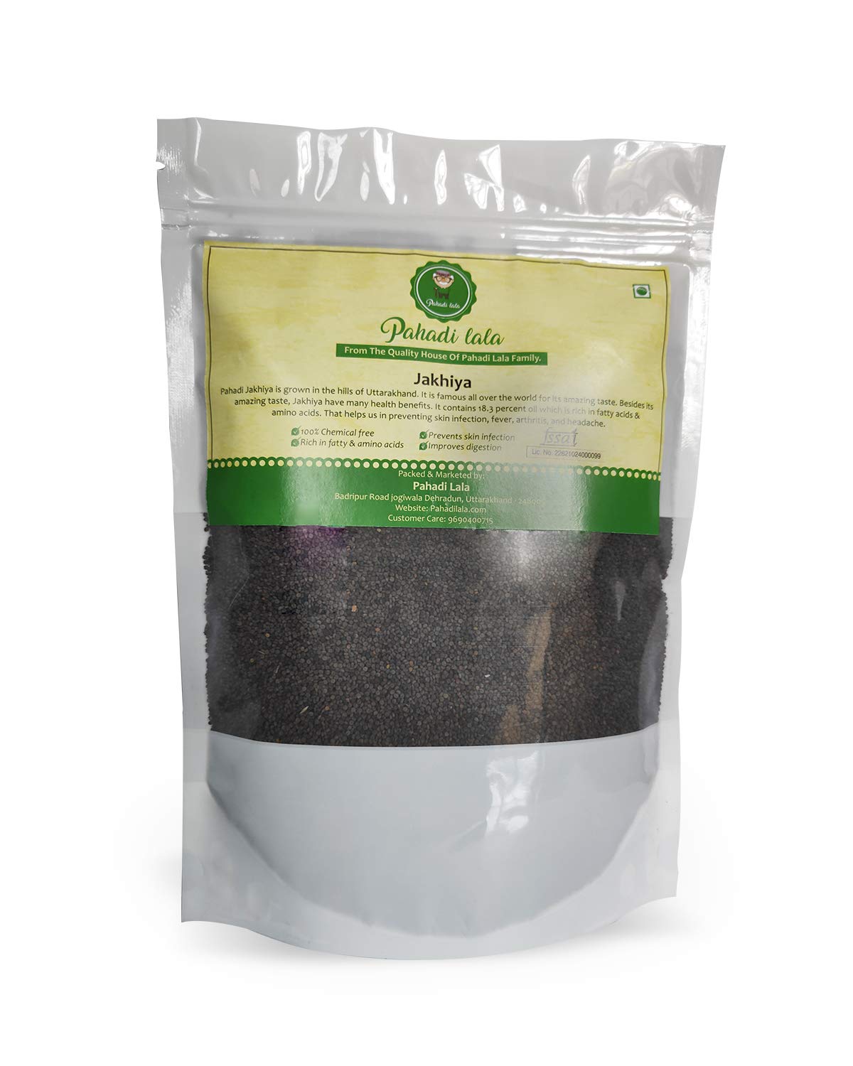 Pahadi Lala JAKHYA (Black Jakhiya Seeds), (Cleome viscose) FROM Tehri ...