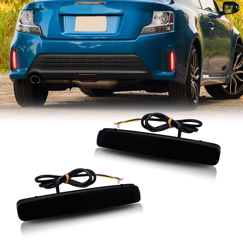 Snapklik.com : Adiil Led Rear Bumper Reflector Tail Fog Light Compatible