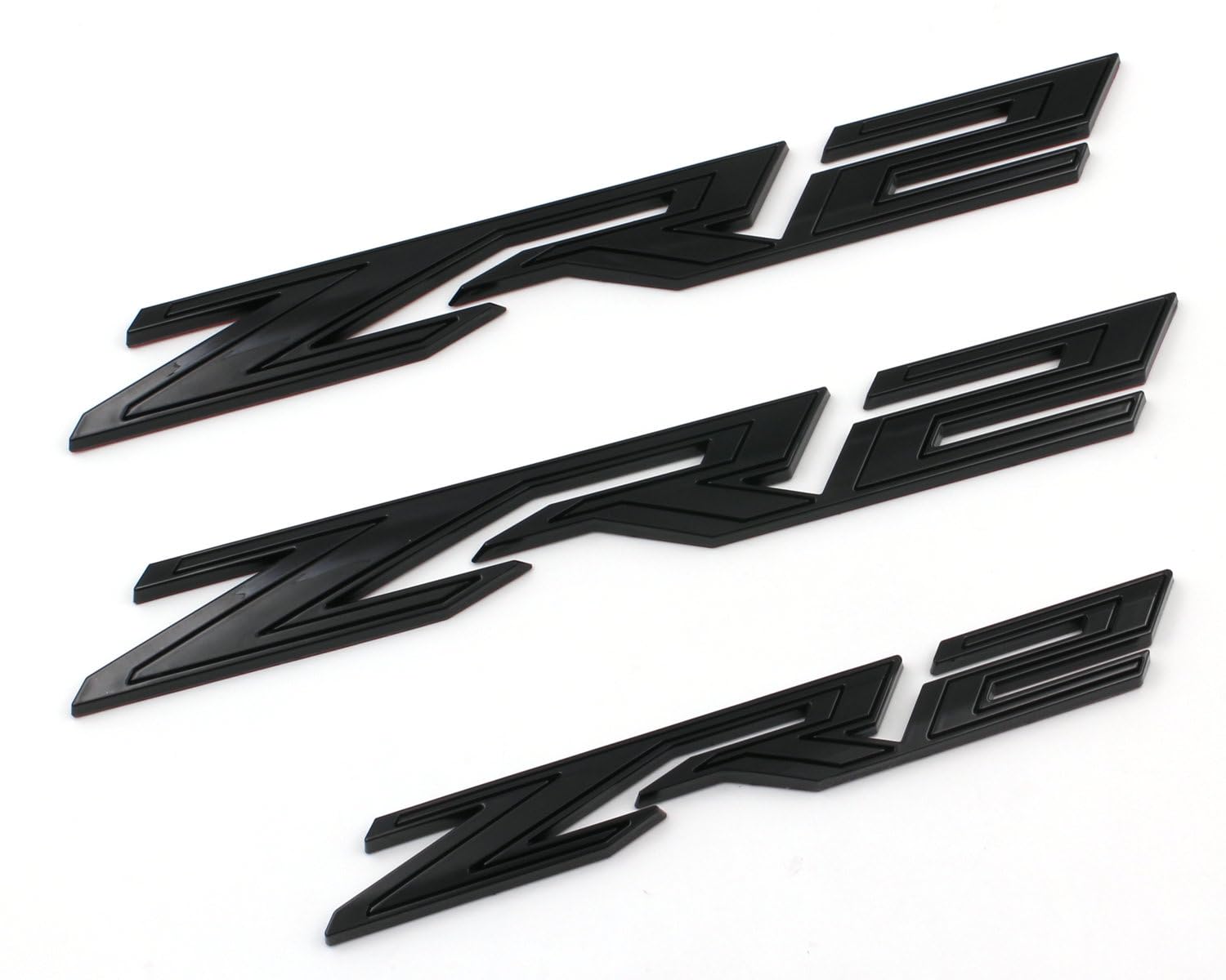 Amazon.com: Mnneryss 3PCS Gloss Black Fender Rear ZR2 Emblem Badge ...