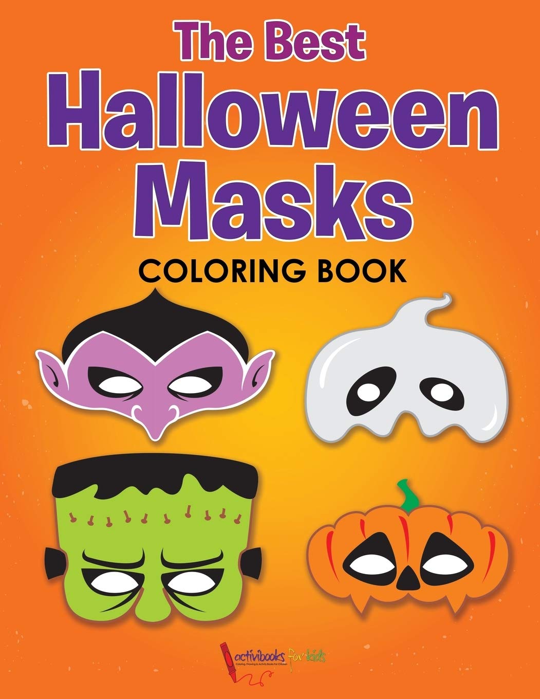 Halloween Mask Coloring Pages