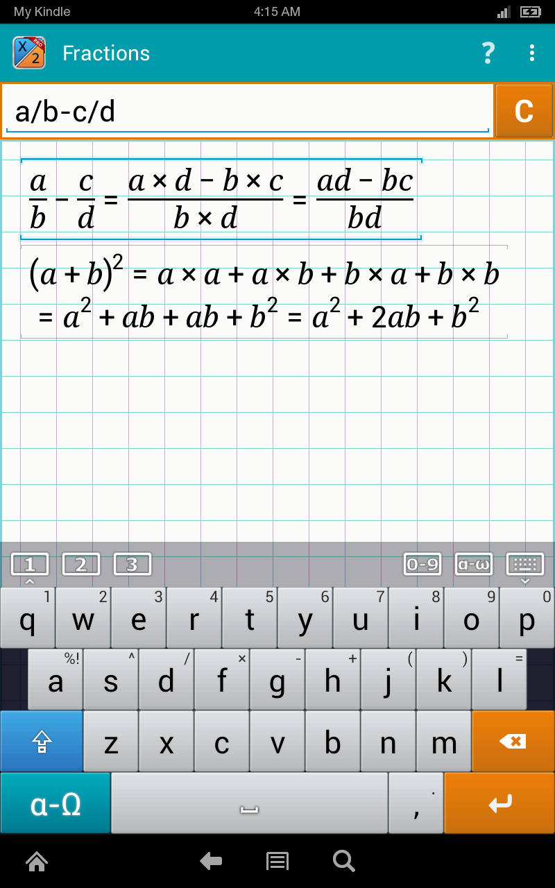 Fraction Calculator by Mathlab (PRO) - App on Amazon Appstore