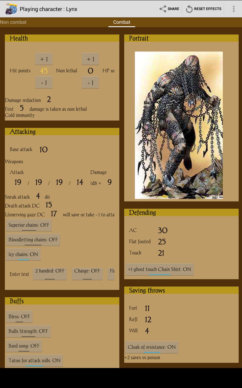 RPGenius: Character Sheets - App on Amazon Appstore