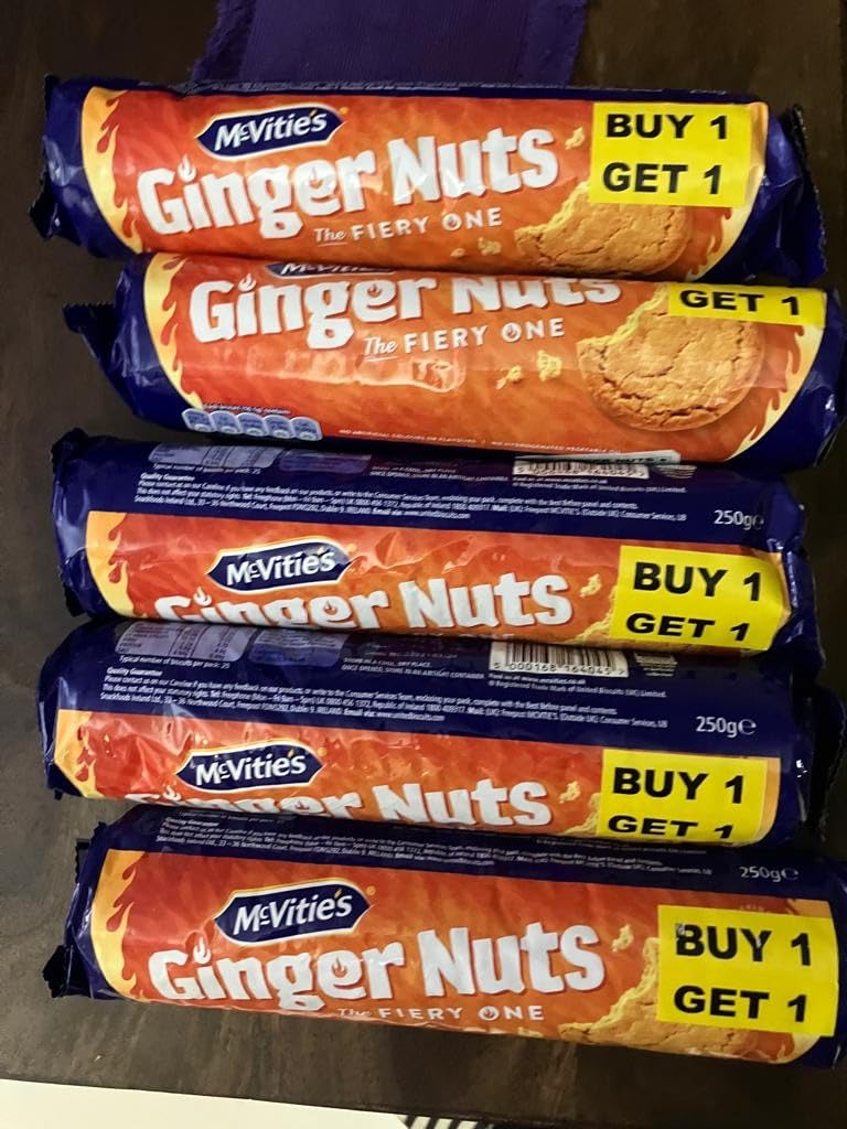 McVitie's Ginger Nuts Biscuit, 250g : Amazon.in: Grocery & Gourmet Foods