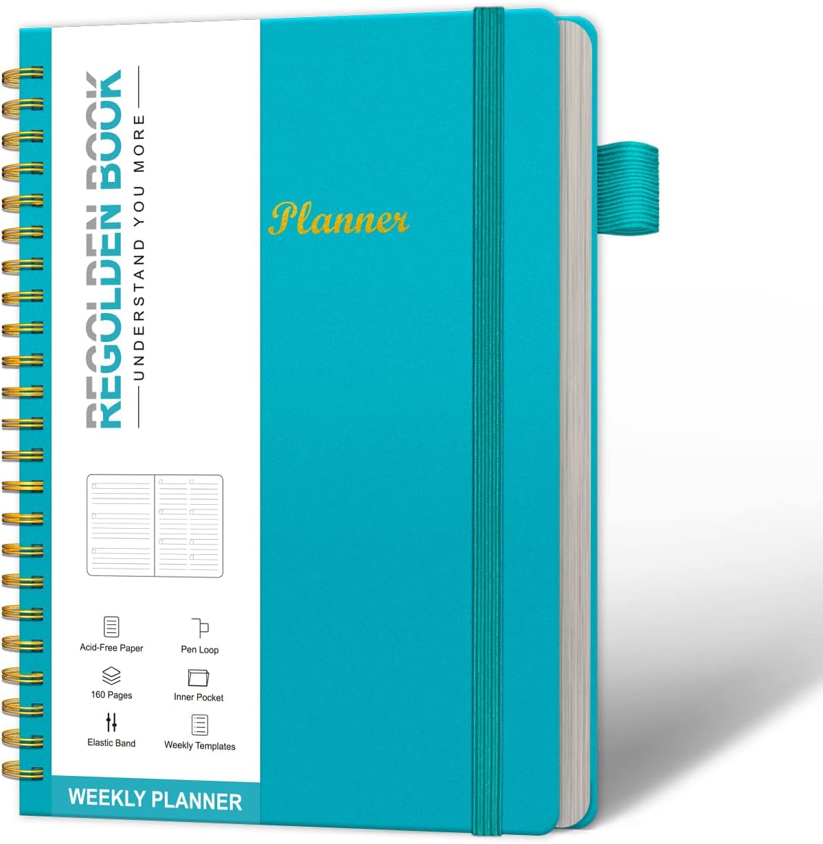 Amazon.com : Weekly Planner Undated, Weekly Goals Schedule Planner with ...