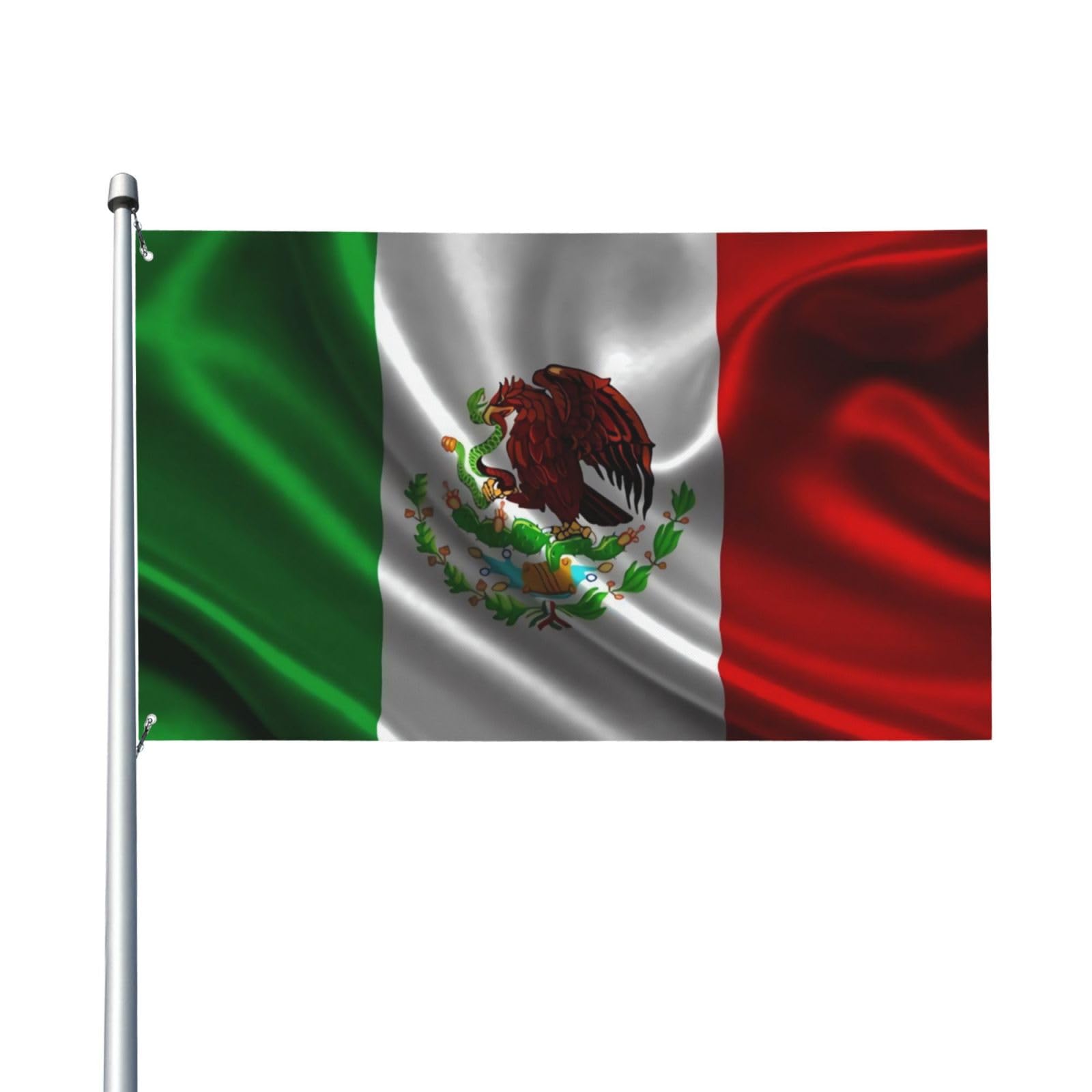 Faded Mexican Flag Background
