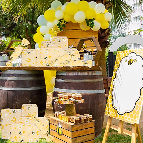 Whaline 100 Sheet Honey Bee Tissue Paper Spring Summer Gift - Want It All