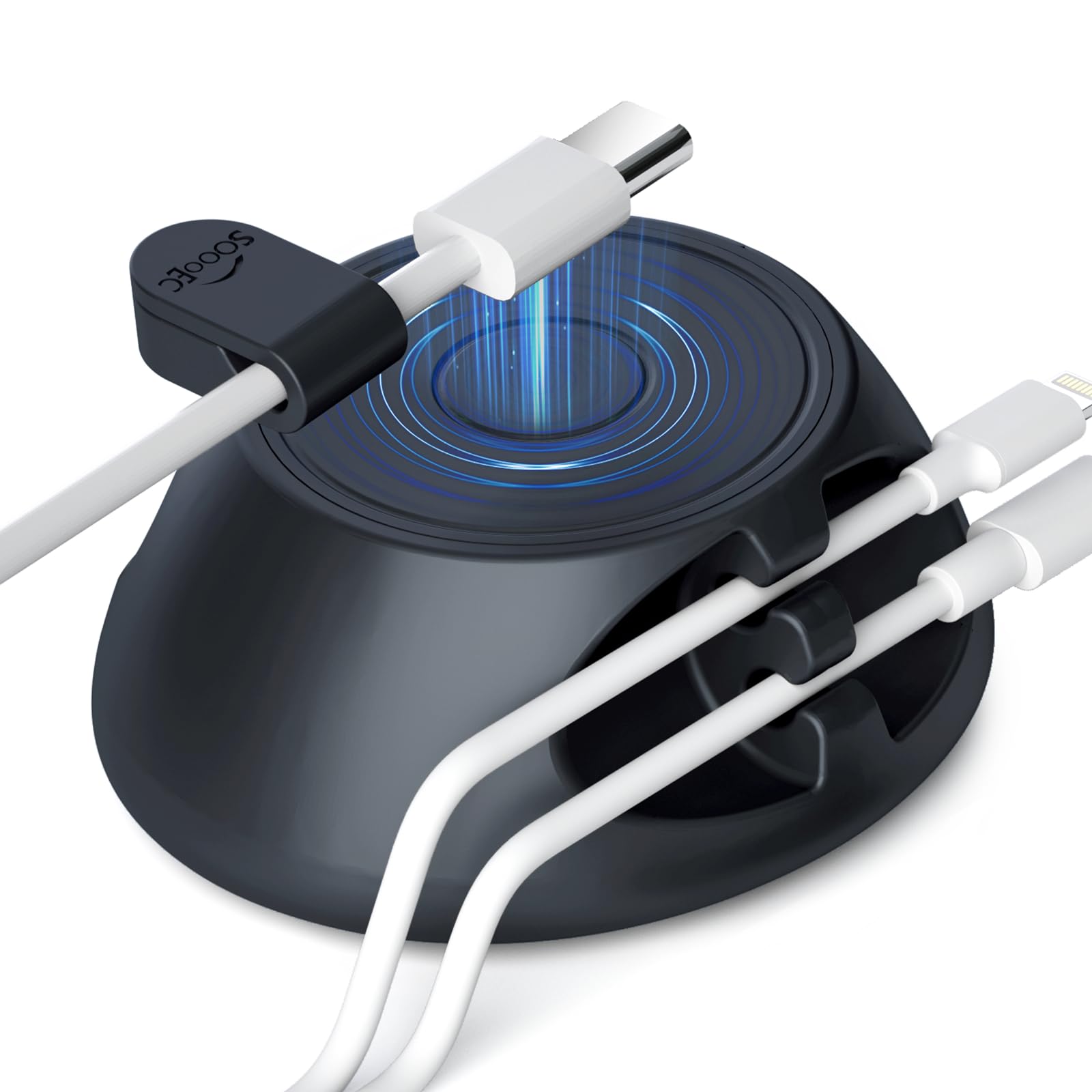 Snapklik.com : Magnetic Cord Holder Cable Organizer - 3 In 1 Cable ...