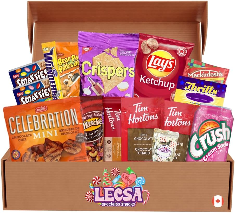 Amazon.com : Canadian Snack Care Package - Variety Pack of Treats for ...